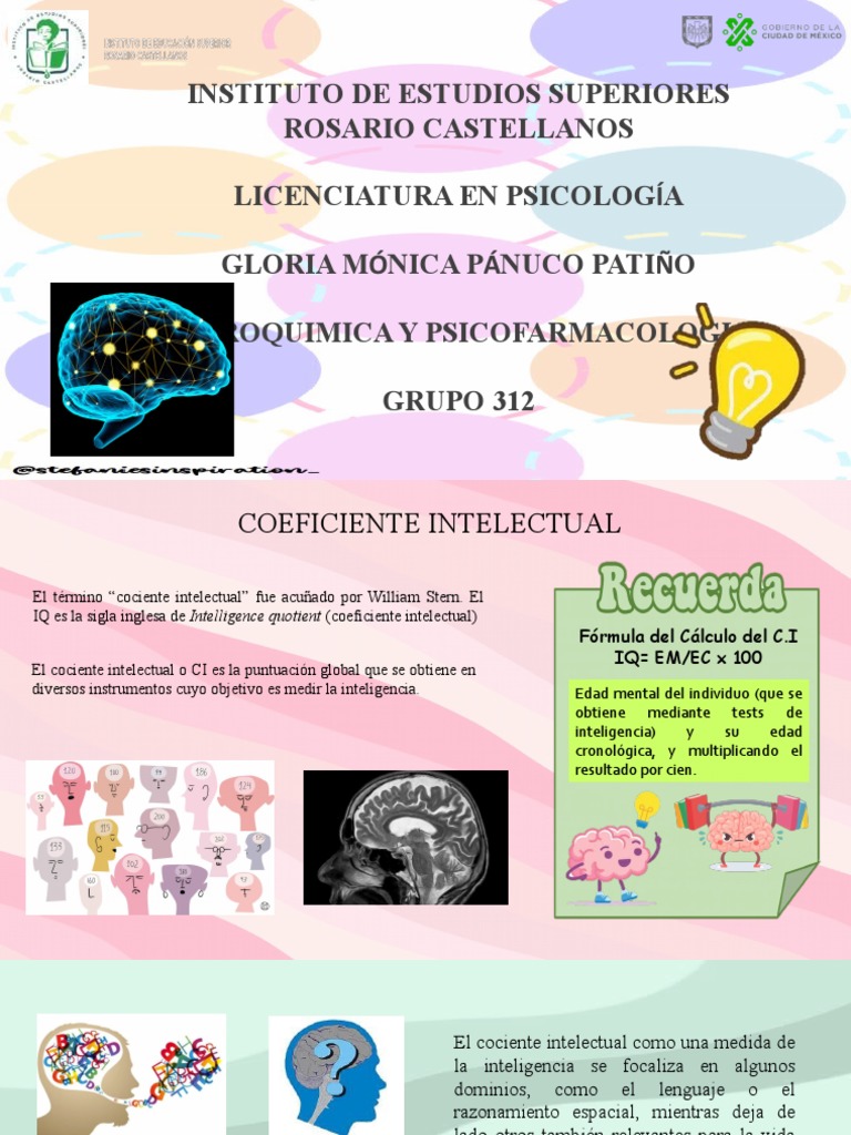 Coeficiente Intelectual (IQ) | PDF | Cociente de inteligencia ...