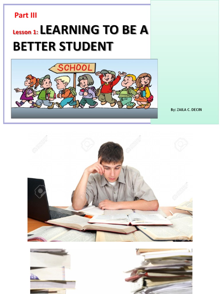 UTS Lesson 1 BETTER STUDENT | PDF | Metacognition | Cerebrum