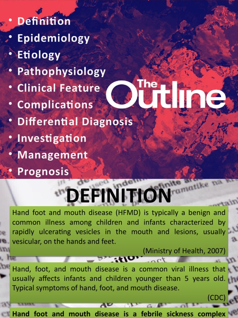 HFMD: Clinical Features, Complications, Diagnosis and Management | PDF ...