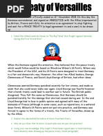 History Revision Past Papers On Treaty of Versailles. | PDF | Treaty Of ...