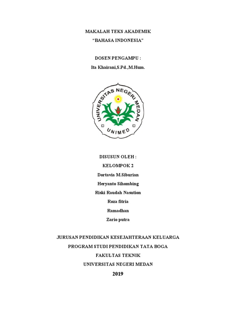Format Makalah Akademik Indonesia | PDF | Karier & Perkembangan | Seni