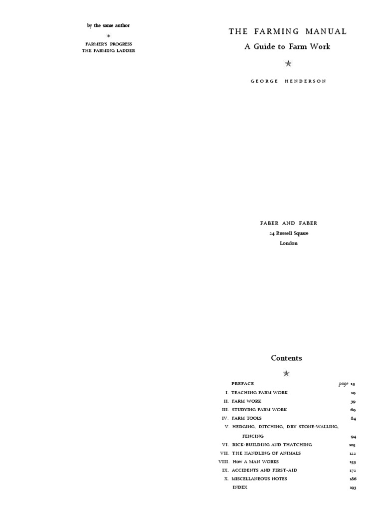The Farming Manual Guide | PDF | Knowledge | Foods
