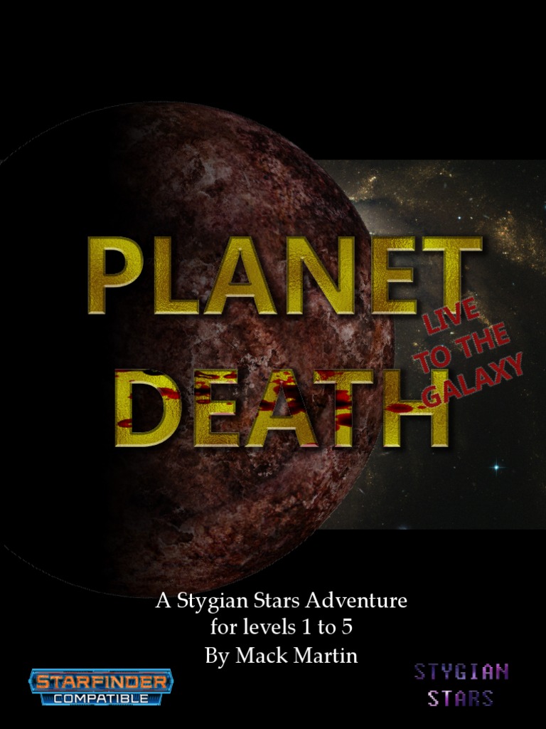 Stygian Stars - SS01 - Planet Death | PDF