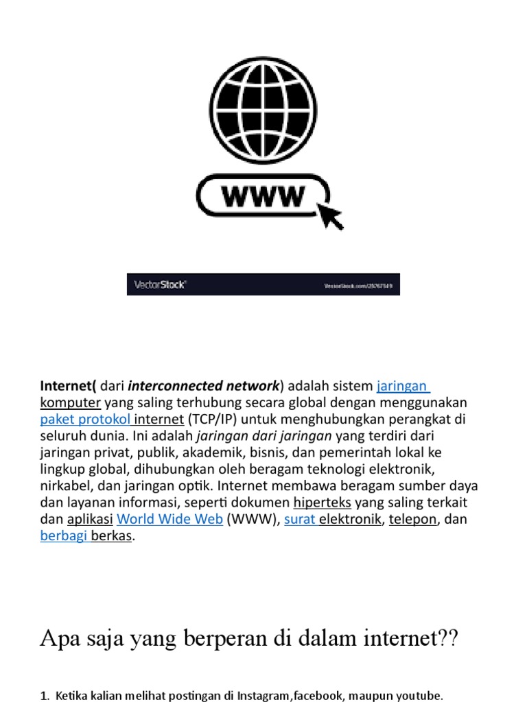 Cara Kerja Internet | PDF