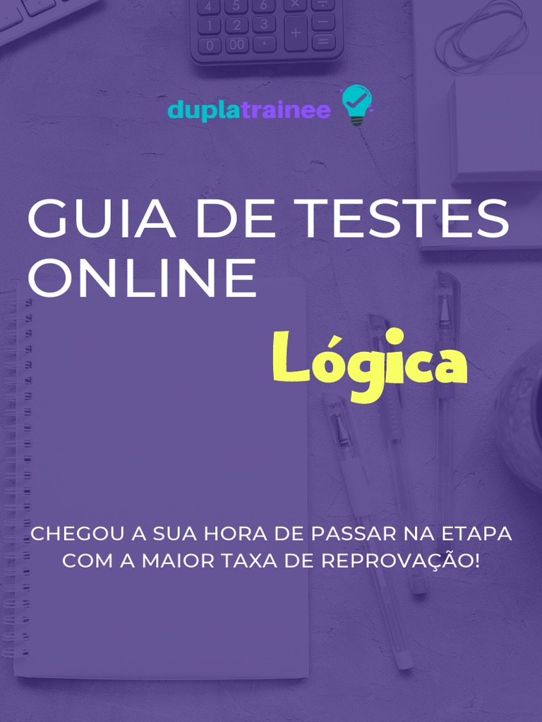 Ebook Testes de Logica | PDF | Lógica | Tempo