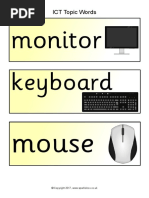 Technology Word Wall Vocabulary Printable PDF | PDF