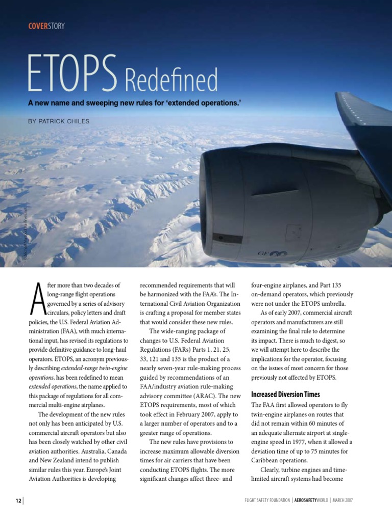 Etops B | PDF | Aviation | Transport