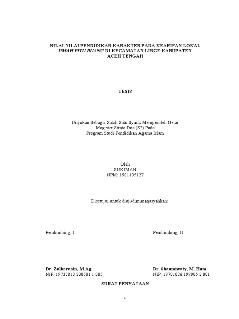 Sukiman Daftar Isi | PDF