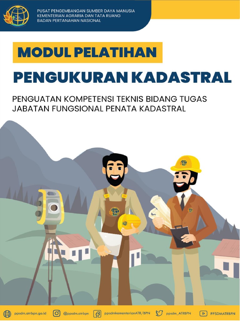 MODUL - Pengukuran Kadastral (Penata Kadastral) | PDF | Teknologi ...