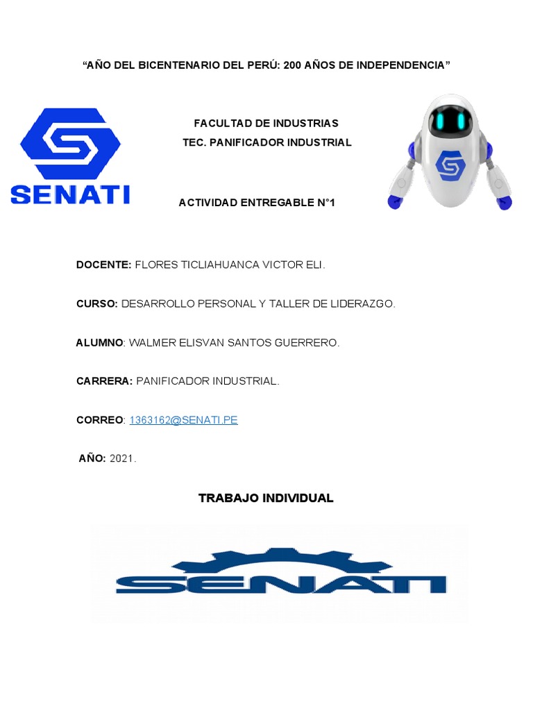 Desarrollo Personal y Taller de Liderazgo | PDF | Las emociones ...