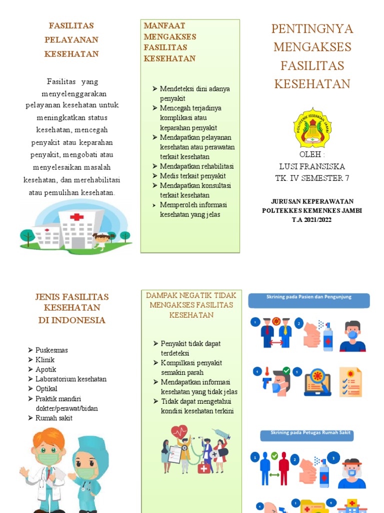 Leaflet Faskes | PDF | Pengembangan Diri