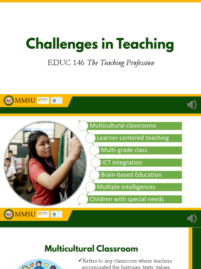 Challenges in Teaching | PDF | Educational Technology | Learning