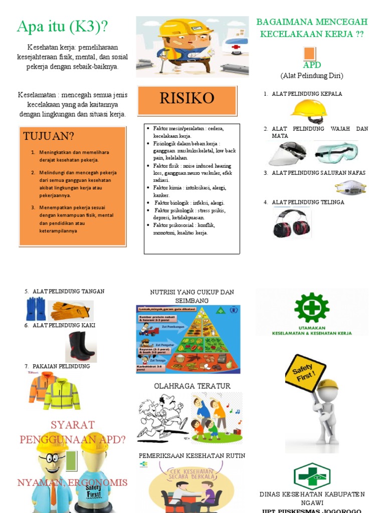 Leaflet K3 | PDF | Kesehatan Holistik | Sains & Matematika