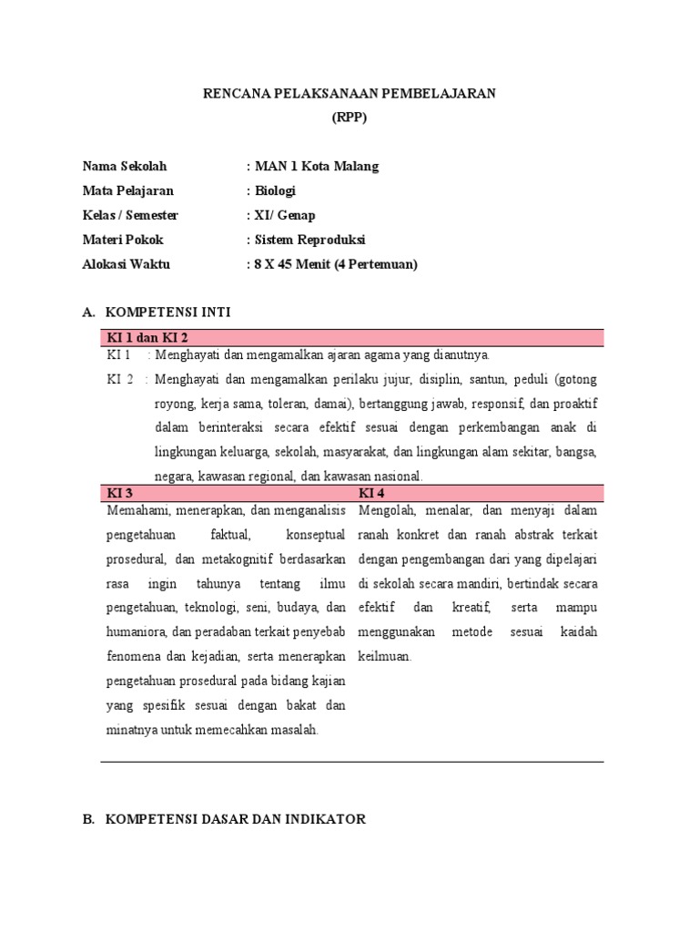 RPP PBL Terintegrasi Stem Kelompok 1 | PDF | Sains & Matematika