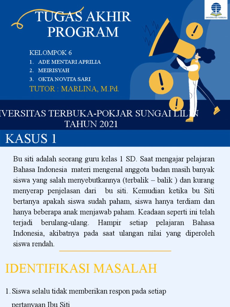 Tugas Akhir Program Kelompok 3 | PDF