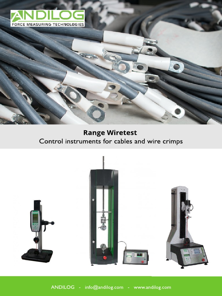 Cable and Terminal Testers - Range Wiretest V1 20190122 | PDF ...