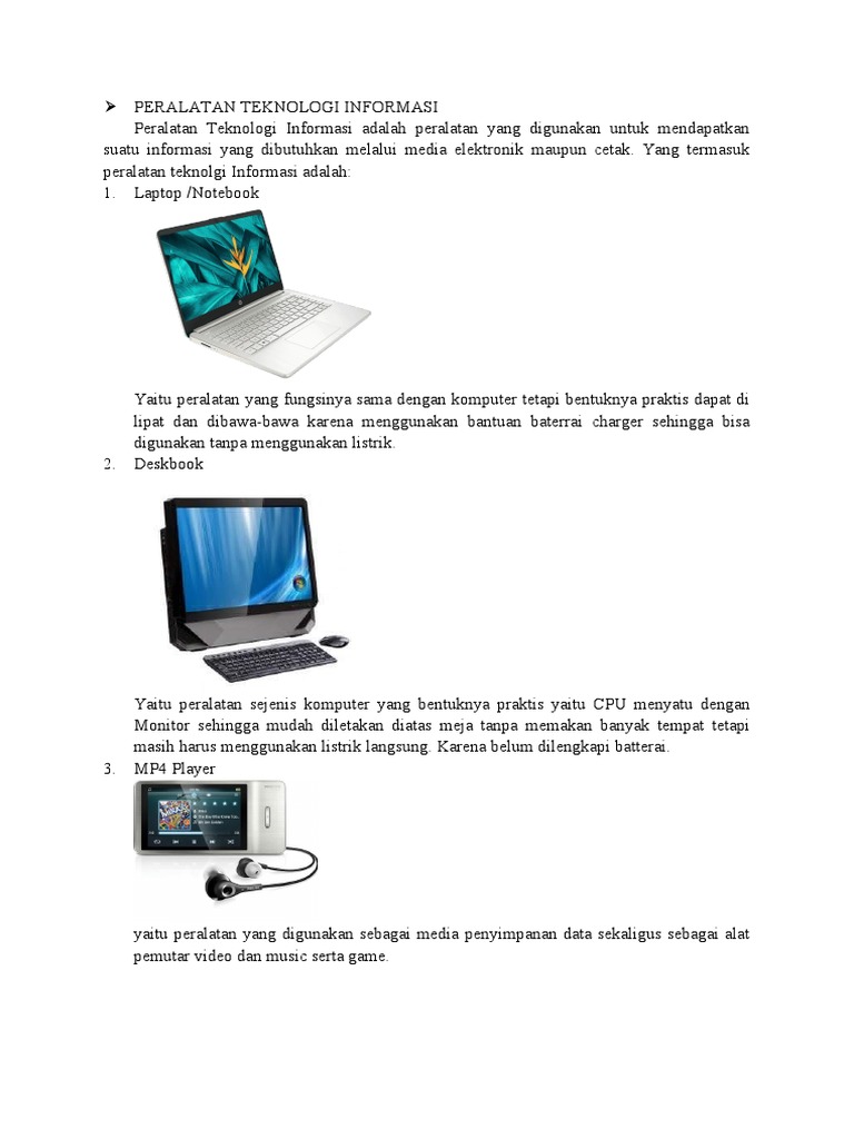 Peralatan Teknologi Informasi | PDF