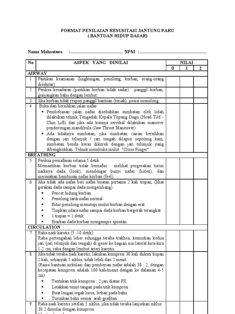 Format Penilaian RJP | PDF