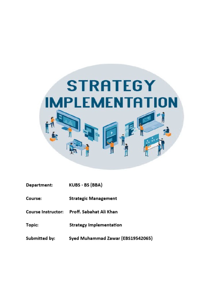 Effective Strategy Implementation Guide Pdf Strategic Planning