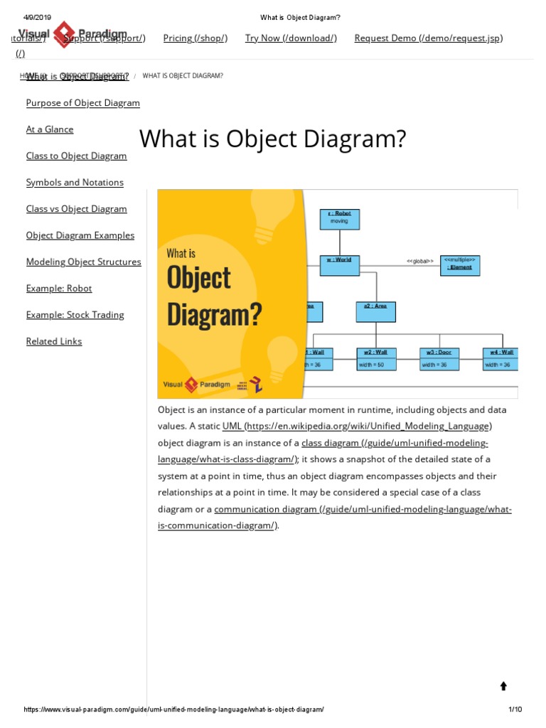 what-is-object-diagram-pdf-unified-modeling-language-class