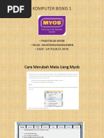 Panduan MYOB: Setup & Transaksi | PDF