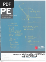 NCEES FE Mechanical Practice Exam | PDF