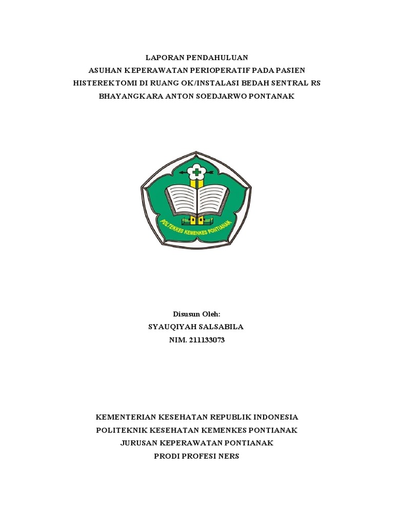 Asuhan Keperawatan Histerektomi Perioperatif | PDF | Sains & Matematika