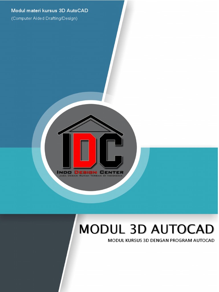 Modul Autocad 3D | PDF