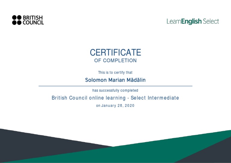 Course Certificate | PDF