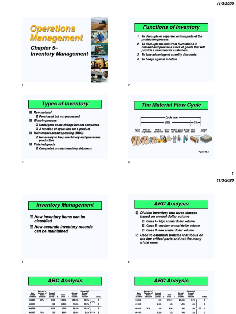 Manage inventory effectively with ABC analysis | PDF | Inventory | Business