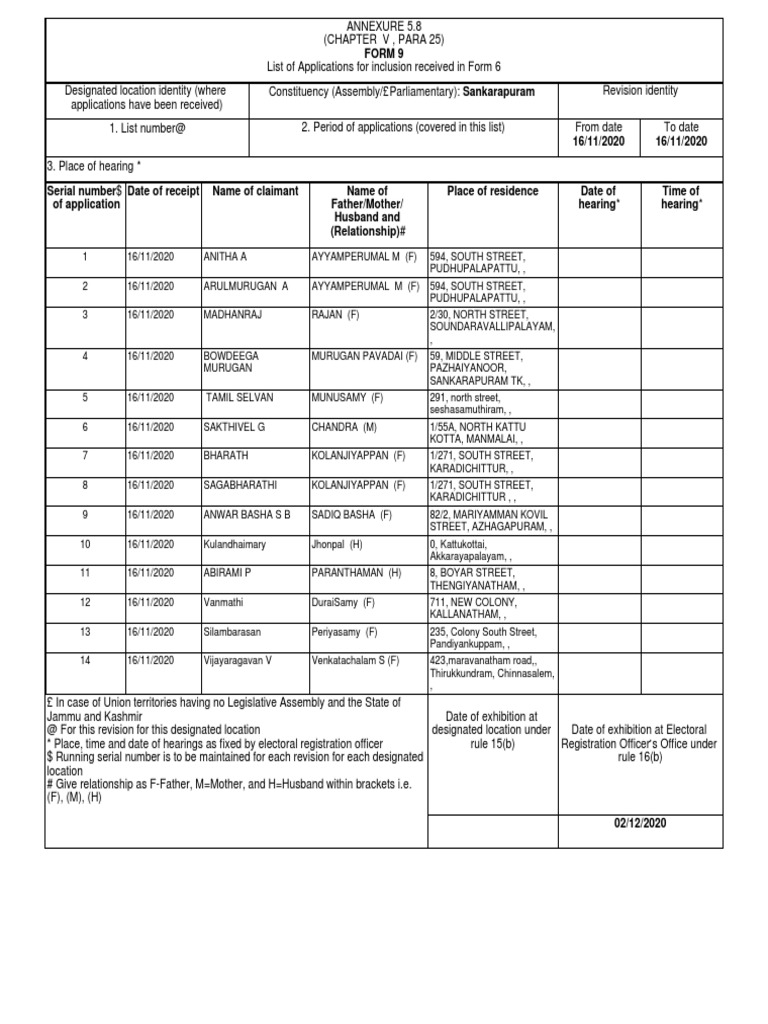 Form 9 | PDF
