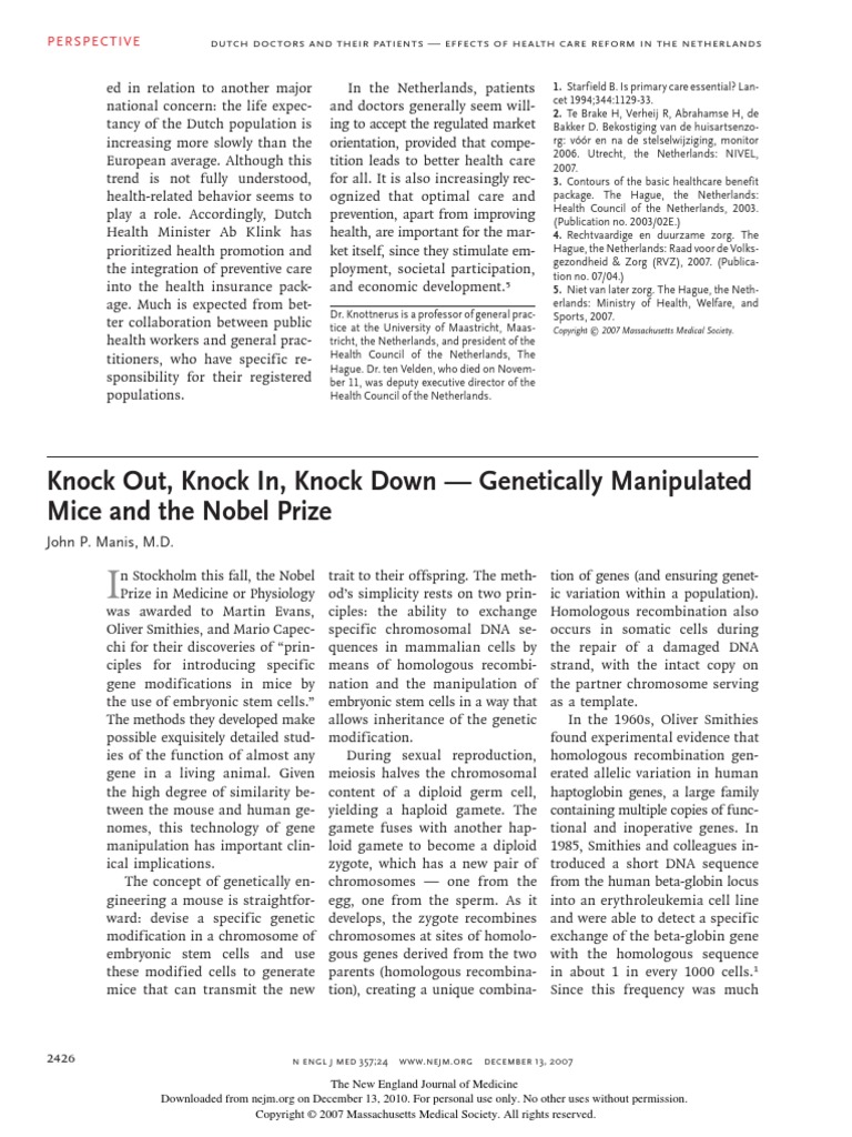 Knock Out, Knock in, Knock Down | Gene Knockout | Gene