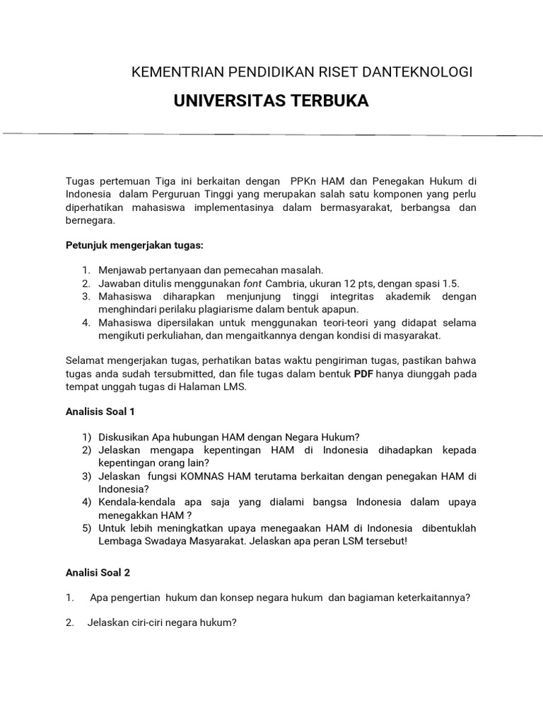 Kuis PKN Ut | PDF | Karier & Perkembangan