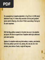 Push Dose Epinephrine Preparation Guide | PDF | Syringe | Injection ...