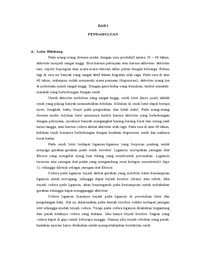 Rupture Acl | PDF