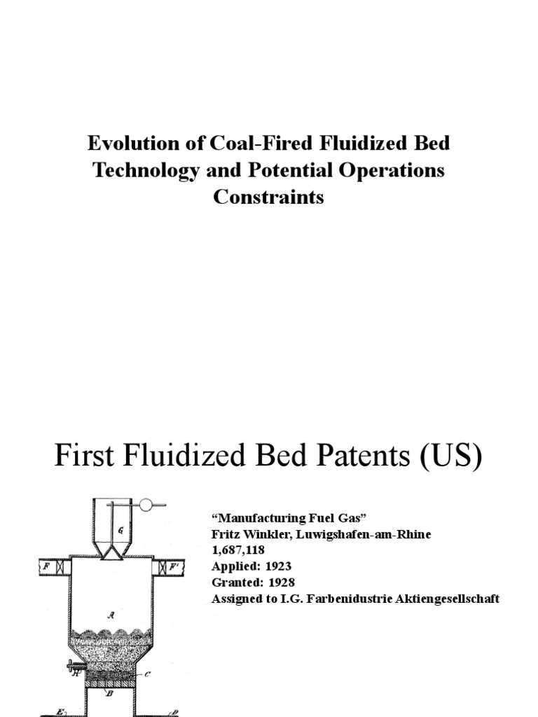 Evolution of Fluidized Bed Technology | PDF | Gasification | Fluidization