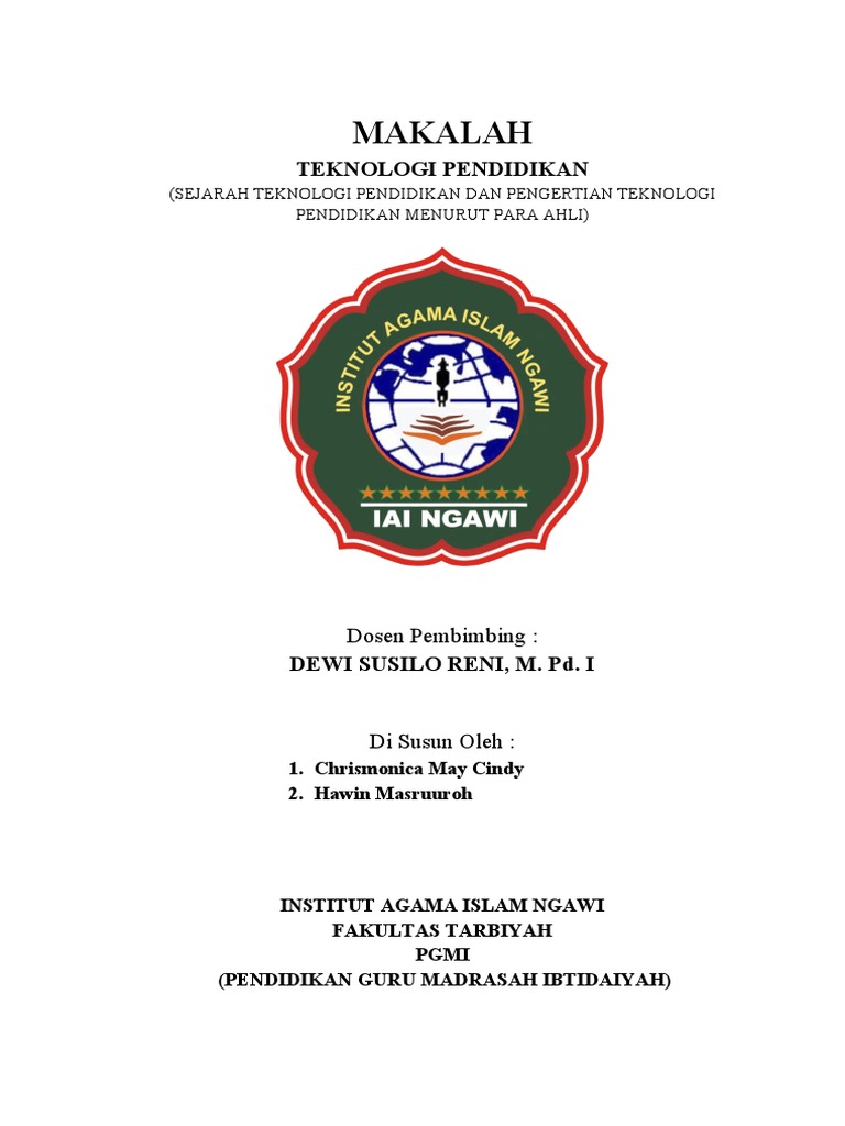 Sejarah Teknologi Pendidikan Dan Pengertian Menurut para Ahli | PDF