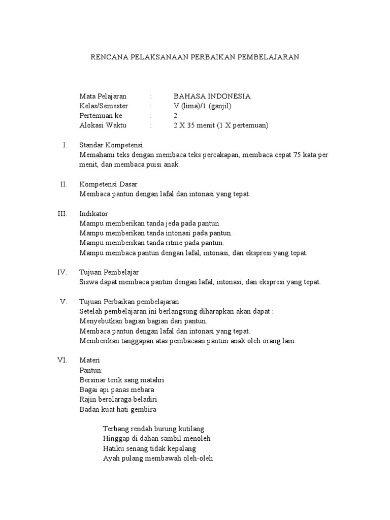 RPP Siklus 2 PKP | PDF | Karier & Perkembangan | Seni & Disiplin Bahasa