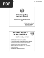 Escala de Urticaria UAS7 | PDF | Sistema endocrino | Pediatría