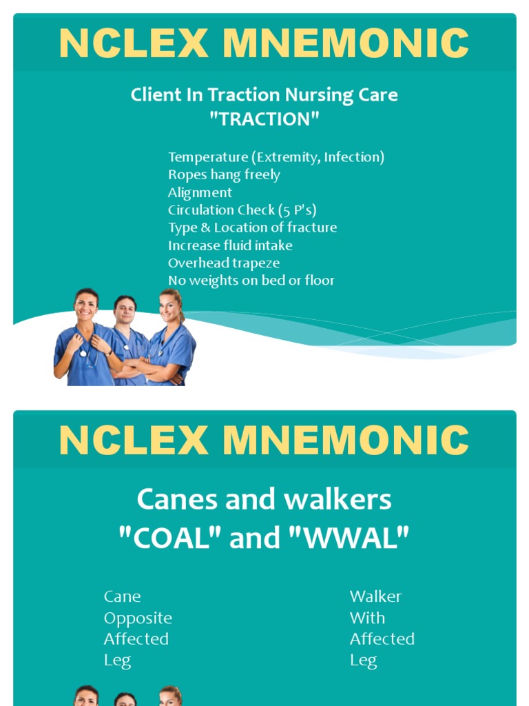 NCLEX Mnemonics for Nursing Care | PDF | Chronic Obstructive Pulmonary ...