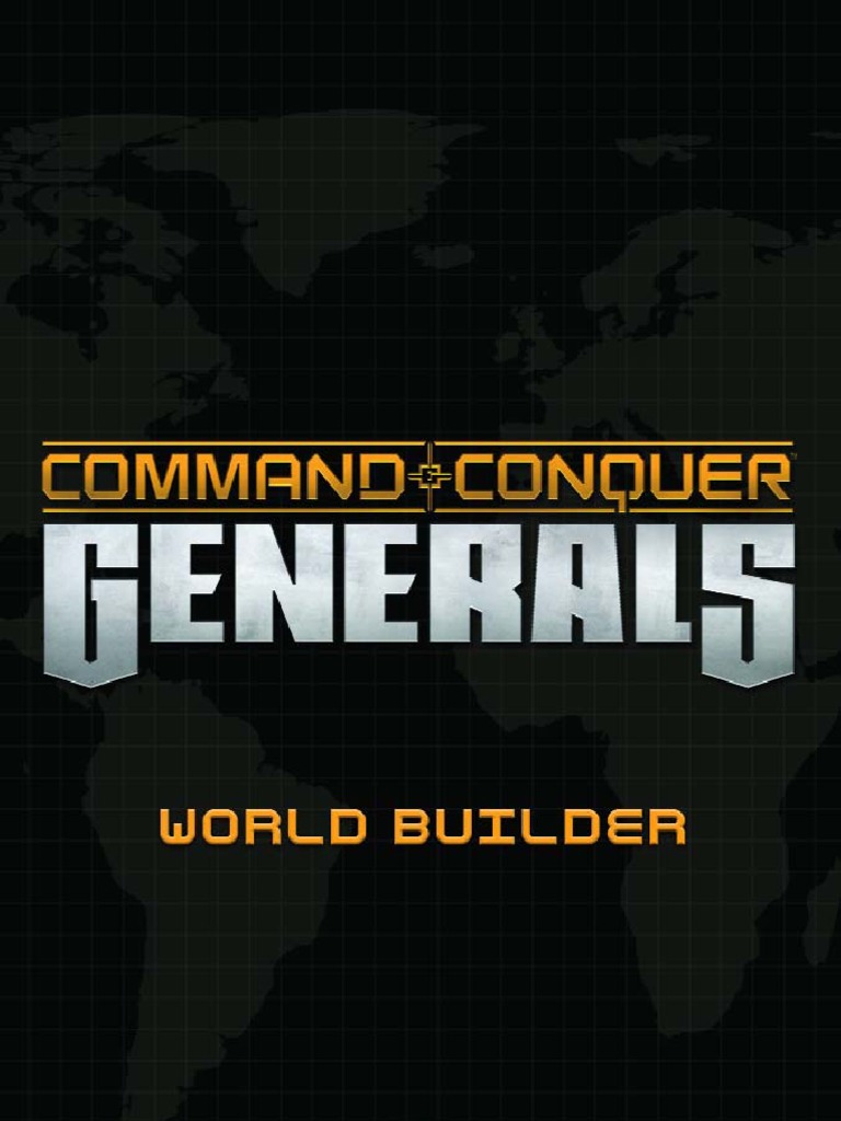 World Builder Manual | Menu (Computing) | Software