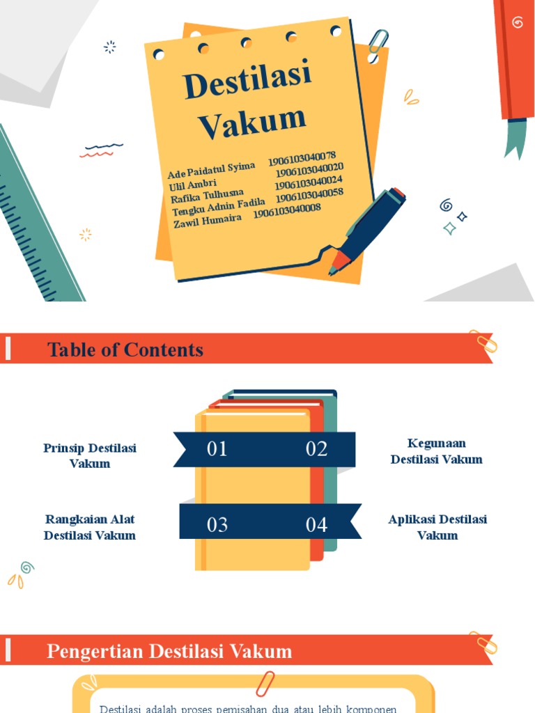 02 PPT Destilasi Vakum | PDF | Sains & Matematika