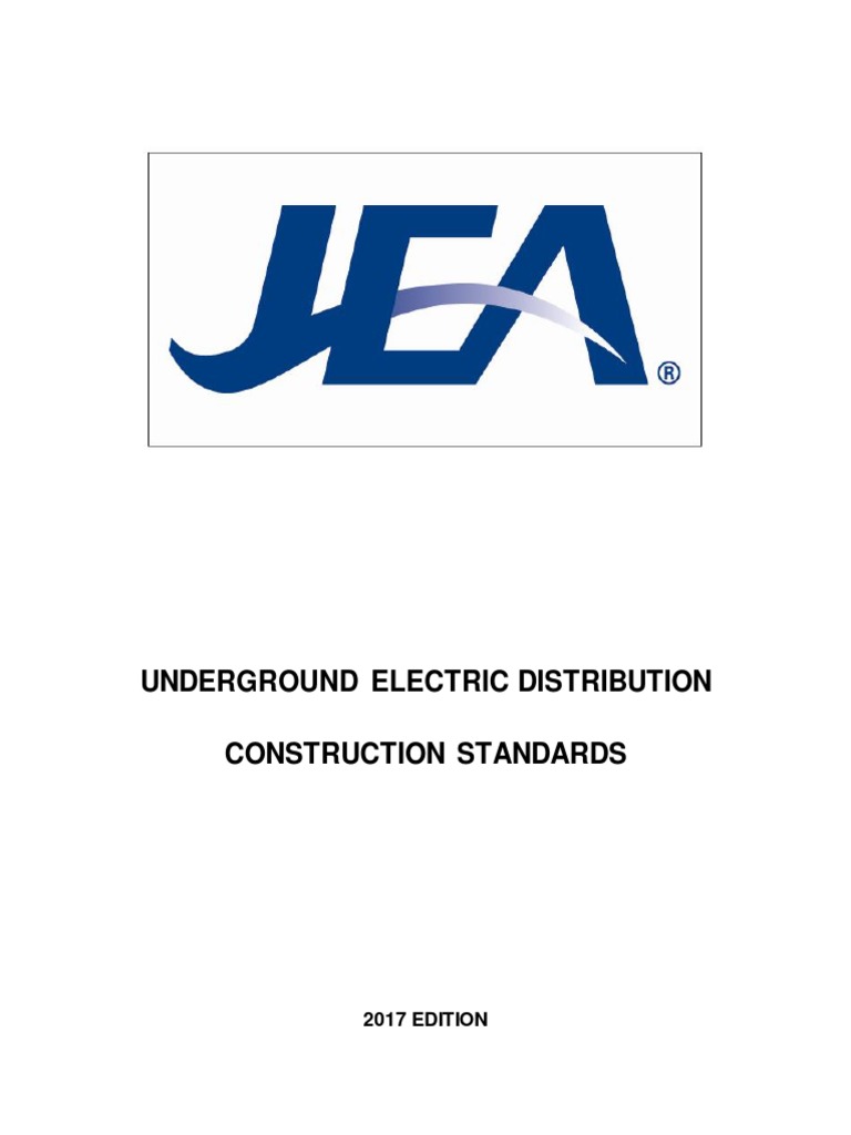 Underground Electric Distribution Standards Manual | PDF | Concrete ...
