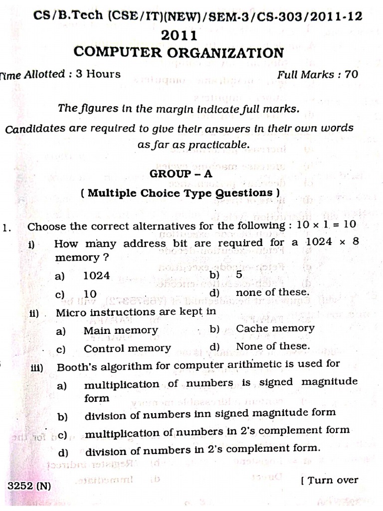 Computer Organization | PDF