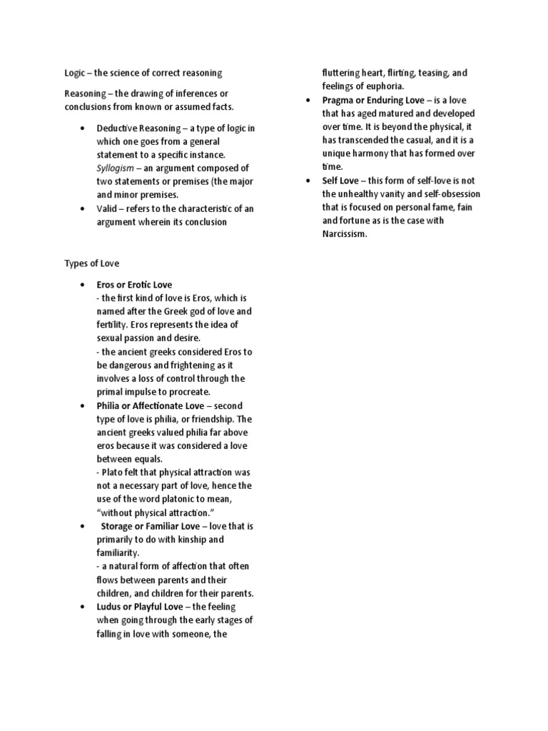 Different Types Of Reasoning PDF