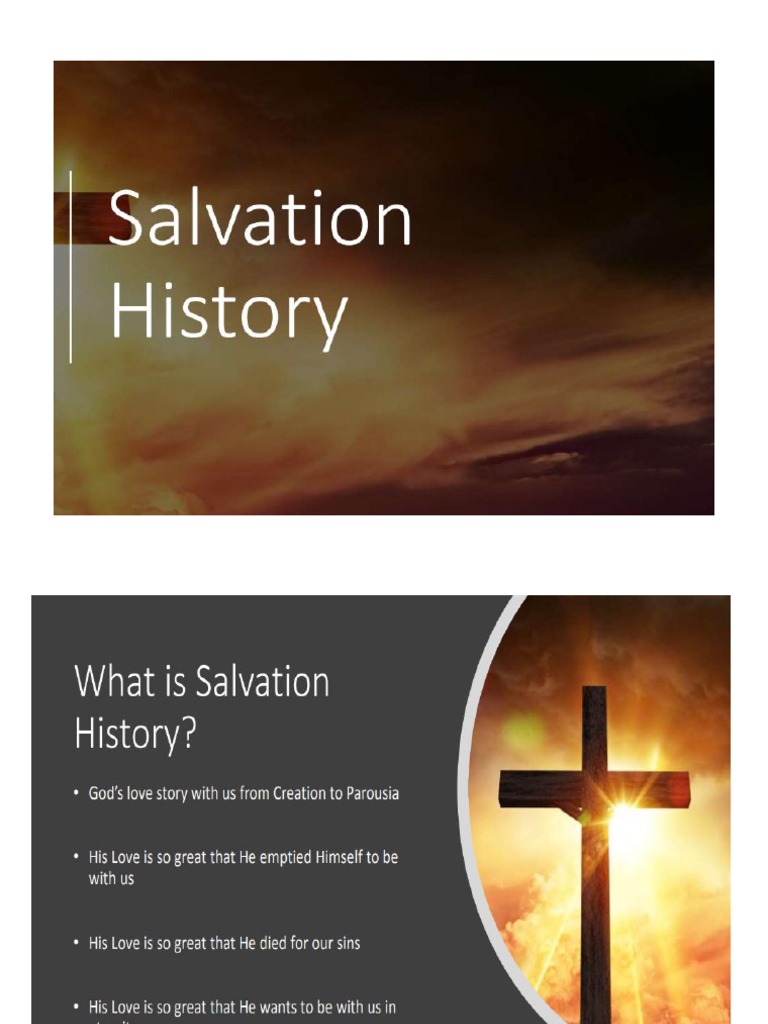 Salvation History Lesson 1 | PDF