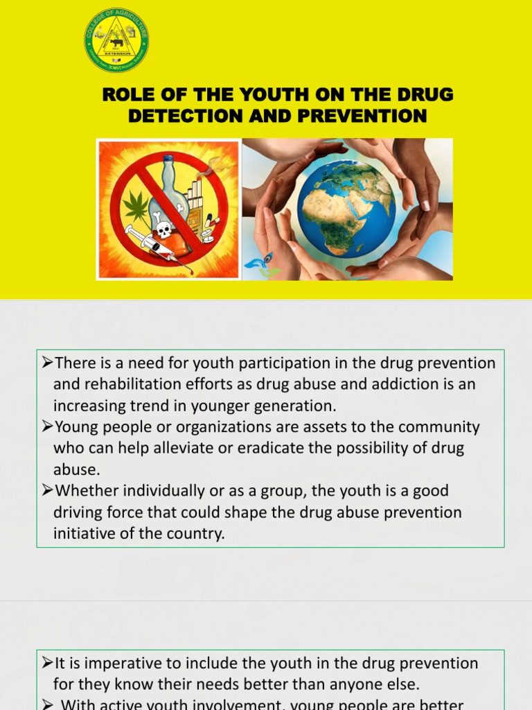Role of The Youth On The Drug Detection and Prevention | PDF ...