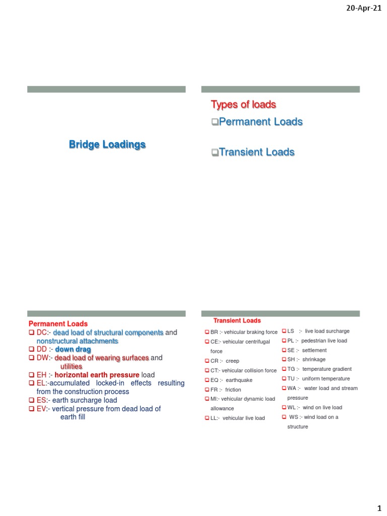 Bridge Loading | PDF | Strength Of Materials | Structural Load