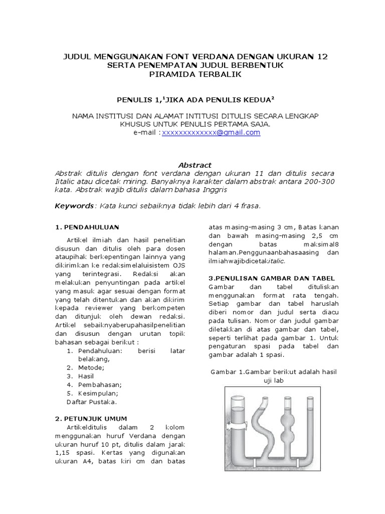 Template Manuskrip | PDF