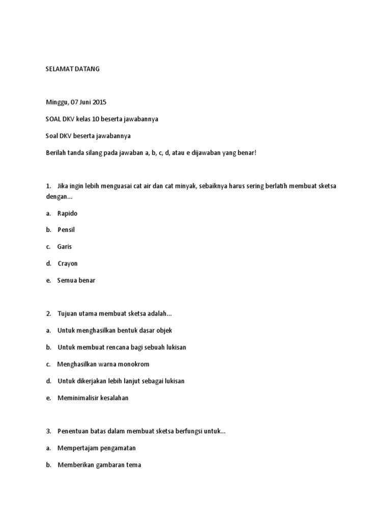 Teknik Sketsa dan Arsir Dasar DKV | PDF